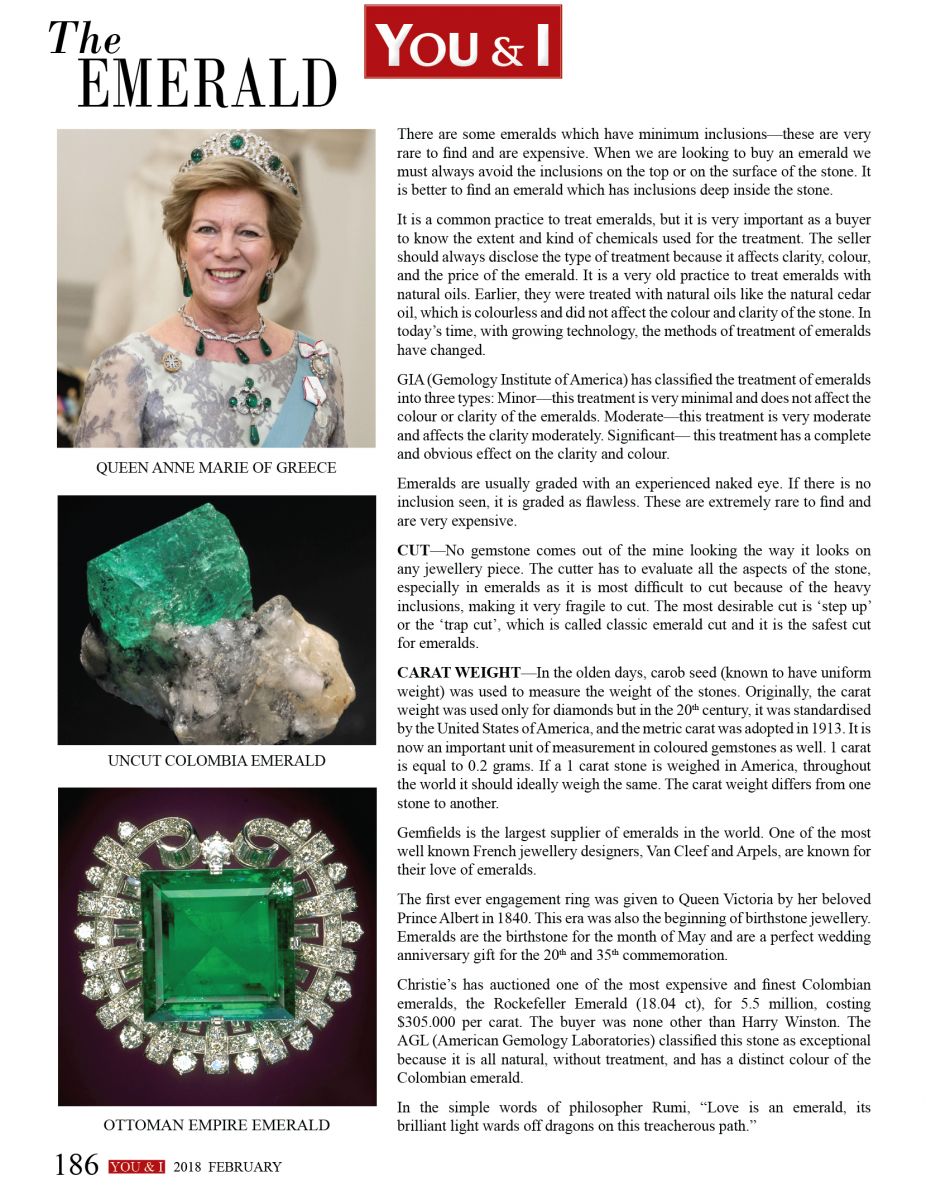 emerald mineral composition