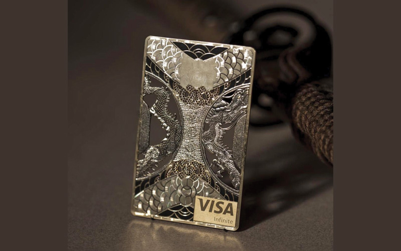 Diamond Encrusted Credit Card