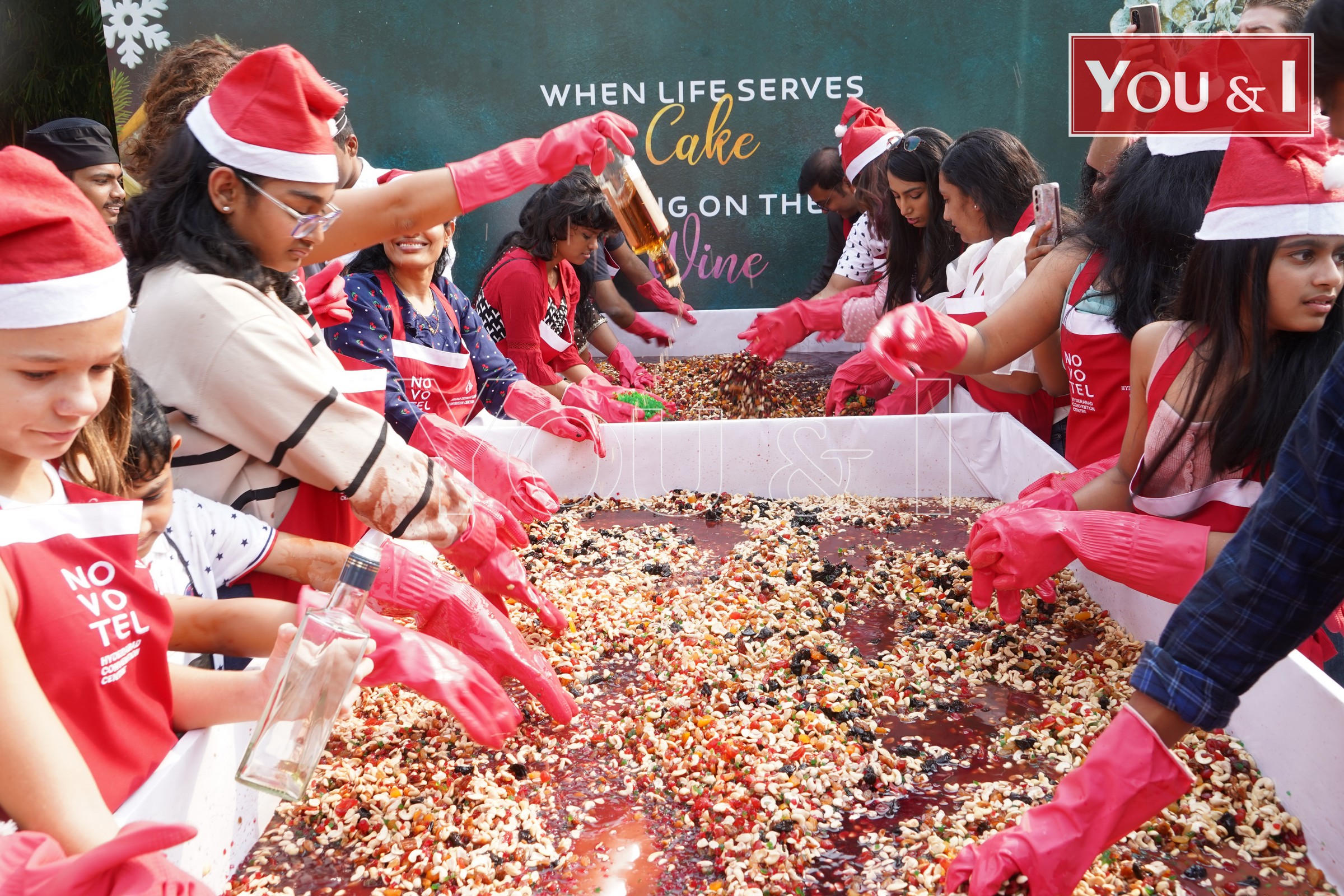 Cake Mixing at Novotel HICC – You and I